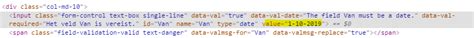 Html Date Not Displaying In Editorfor Stack Overflow