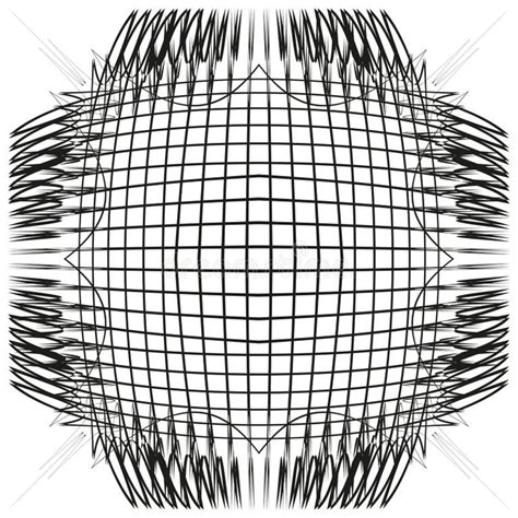 Abstract Geometrical Ornament Complex Circular Pattern Vector