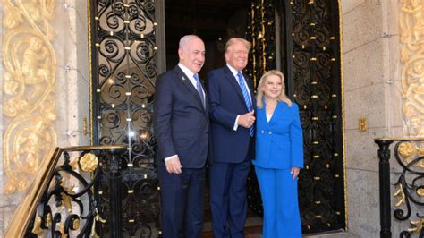 בנימין נתניהו ודונלד טראמפ נפגשו בפלורידה חדשות מעריב