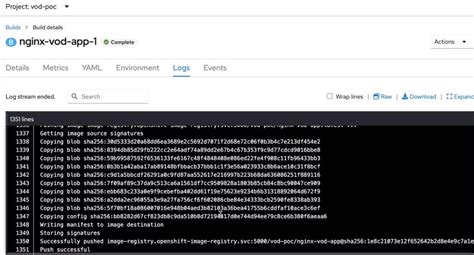 deploy video on demand poc demo on red hat openshift container
