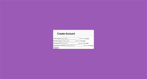 How To Make Client Side Form Validation Using Javascript Rocoderes