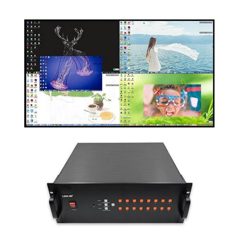 6x1 Hdmi Multi Viewer Vga Cvbs 6 في 1 خارج 4k Multiviewer Synthesizer 1080p