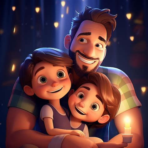 Premium Ai Image Father And Sons