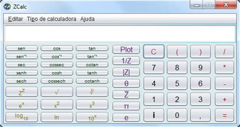 Zcalc Calculadora Em Java Para Números Complexos