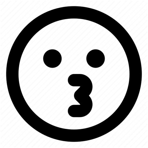 Kissing Face Emoji Emoticon Emotion Expression Kiss Icon Download On Iconfinder