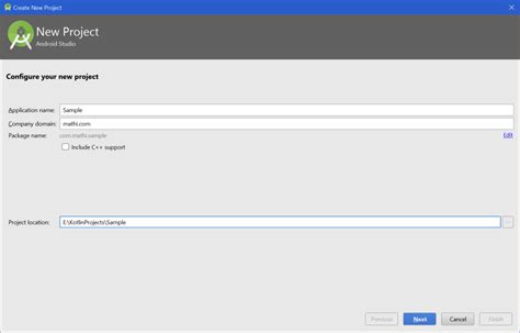 Creating A Project Android Kotlin Samples