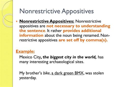 Ppt Grammar Unit The Appositive And Appositive Phrase Powerpoint Presentation Id2637861 Ppt Grammar Unit The Appositive And Appositive Phrase Powerpoint Presentation Id2637861