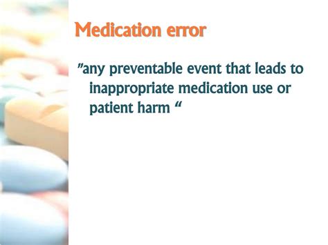 PPT Medication Safety PowerPoint Presentation Free Download ID