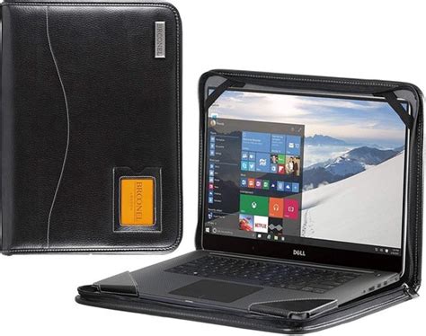 Broonel Contour Series Zwarte Zware Lederen Beschermhoes Compatibel Met De Dell Bol Com