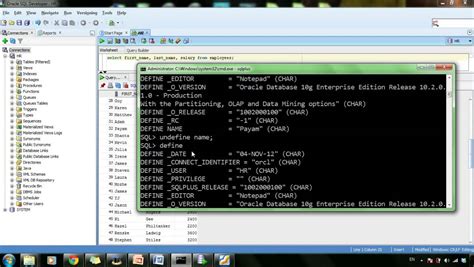 Oracle Sql 14 Define Variables Youtube Youtube