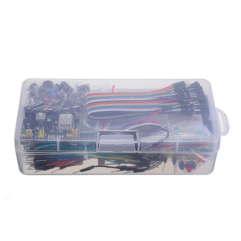 Buy Capacitor Electronics Component Basic Starter Kit With Breadboard Cable Resistor Capacitor