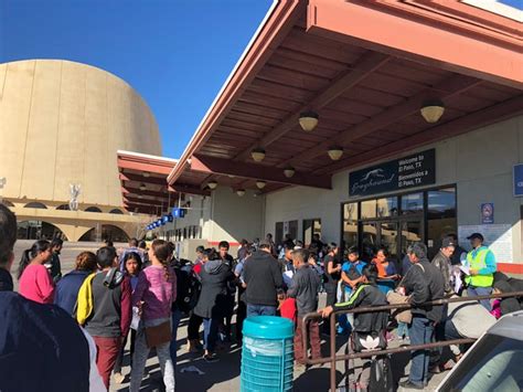 Hundreds Of Migrants Released At Downtown El Paso Bus Station