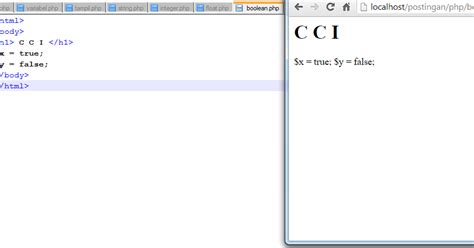 Php Boolean Comon Codeigniter