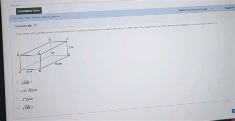 Section Quantitative Ability Marks For StudyX