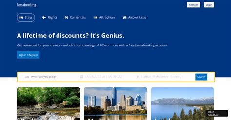 Booking App React Template Codesandbox