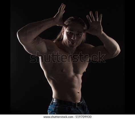 Naked Torso Male Bodybuilder Athlete Studio Stock Photo Shutterstock