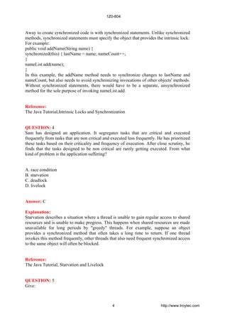 1z0 804 Exam Java Se 7 Programmer Ii PDF