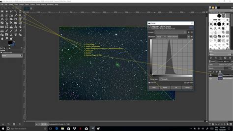 GIMP Processing DSLR Mirrorless General Purpose Digital Camera DSO Imaging Cloudy Nights