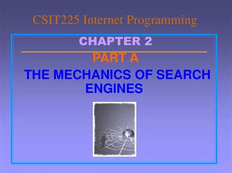 Ppt Csit225 Internet Programming Powerpoint Presentation Free