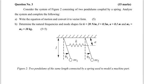 Solved Question No 315 ﻿marksconsider The System Of