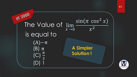 A Question Based On Limit X Tends To Zero Sin X By X Mm Short Clip5