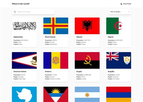 Frontend Mentor Rest Countries Api With Color Switcher With React And
