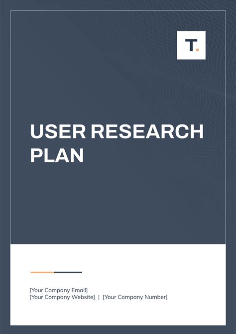 Free User Research Plan Template To Edit Online