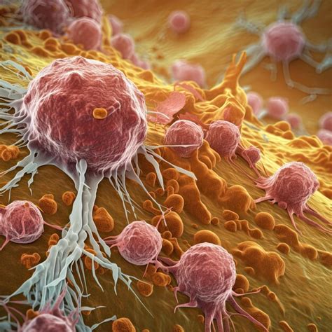 Premium Ai Image Viral Cancer Tumor Cellular Particle Infects The