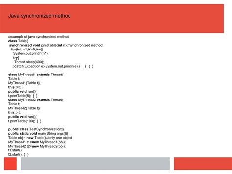 Multithreading In Java Object Oriented Programming Language Ppt