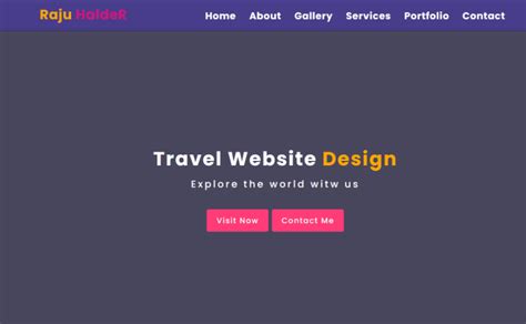 Landing Page Design And Html Css Bootstrap Website By Rajuhalder22