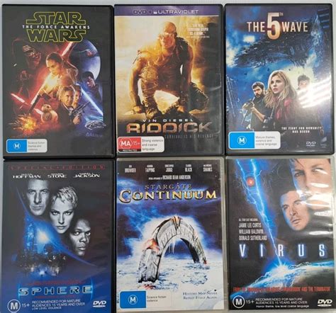 Scifi Fantasy Action Dvd Bundle Bulk Lot Movie Pack X 6 Movies Region 4