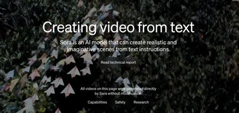Openai Unveils Sora A Revolutionary Ai Model For Generating Video From Text Socially Versed