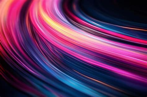 Vibrant Abstract Digital Art With Swirling Cosmic Colors And Fluid Shapes In A Dreamlike