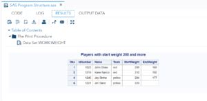 SAS Program Structure DATA Step PROC Step Output Step Learn SAS Code