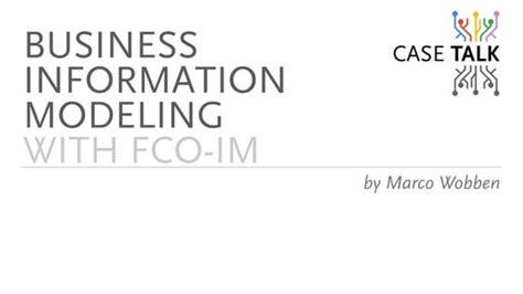 mastering fact oriented modeling with natural language the future of