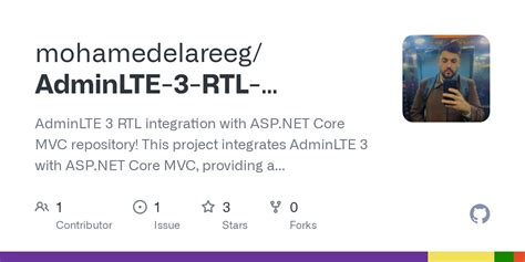Github Mohamedelareegadminlte 3 Rtl Aspnetcore Mvc Adminlte 3 Rtl Integration With Aspnet