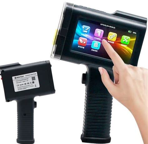 Dpi Handheld Inkjet Printer With Smart Ui System And Touch Screen Can Print Date Number