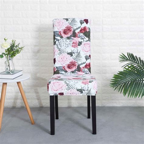Чохол на стілець універсальний Rose Pattern різнобарвний 5905080702262 купить онлайн на Rozetka