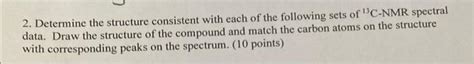Solved 2 Determine The Structure Consistent With Each Of