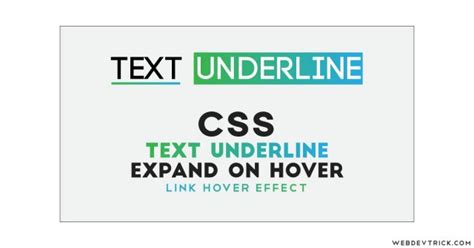 css text underline hover effect expand underline on hover