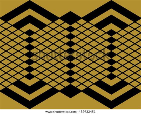 Stripes Zig Zag Aztec Pattern Wallpaper Stock Vector Royalty Free 432933451 Shutterstock