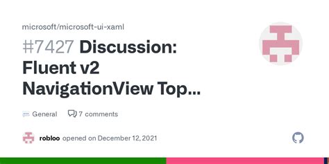 Discussion Fluent V2 Navigationview Top Selection Indicator Too Small