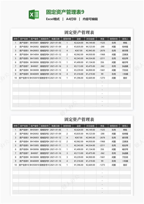 财务会计excel模板免费下载 精品excel模板素材下载 懒人办公 第6页