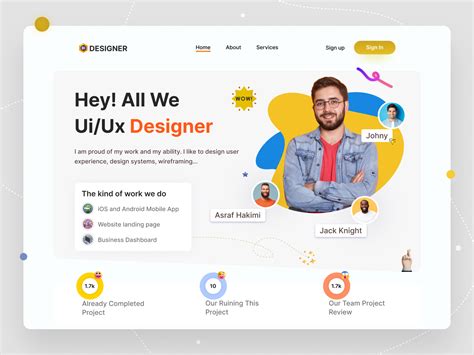 our ui ux design portfolio site by ahmed tamjid on dribbble
