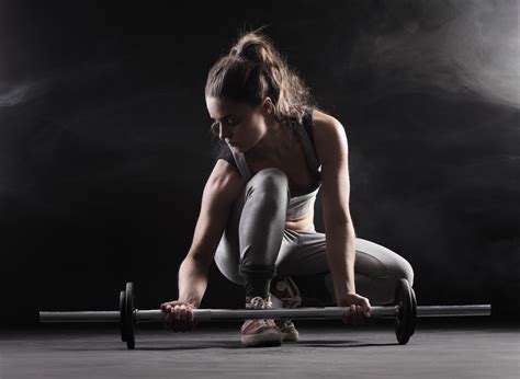 Women Model Sports Fitness Model Barbell Hd Wallpapers Desktop