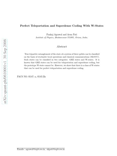 ghz states teleportation superdense coding pdf quantum entanglement
