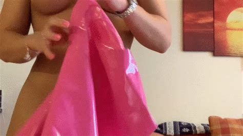 Pink Pvc Skirt Worship K Callie Clips Sale