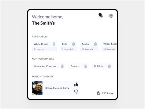 Smart Fridge V Raspberry Pi Web App By Max McKinney On Dribbble