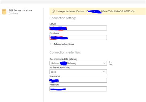 dataflow sql server unspecified error microsoft fabric community