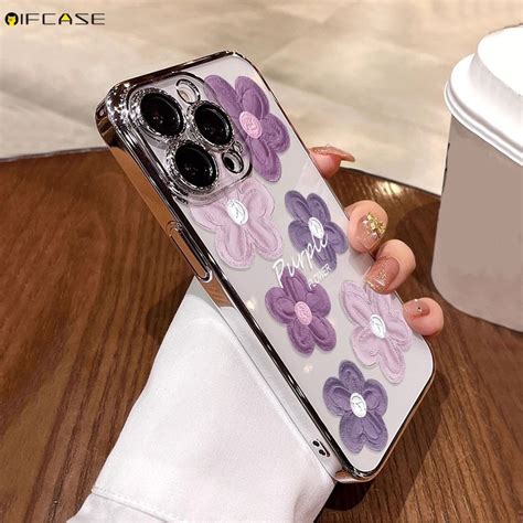For Infinix Zero G G Smart Phone Case Purple Oil Painting Painted Flower Flowers